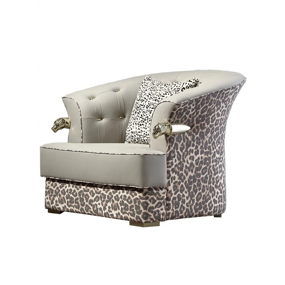 HUANXIN LIGHTING Leopard print sofa chair Accent Chairs Set of 1 Wayfair